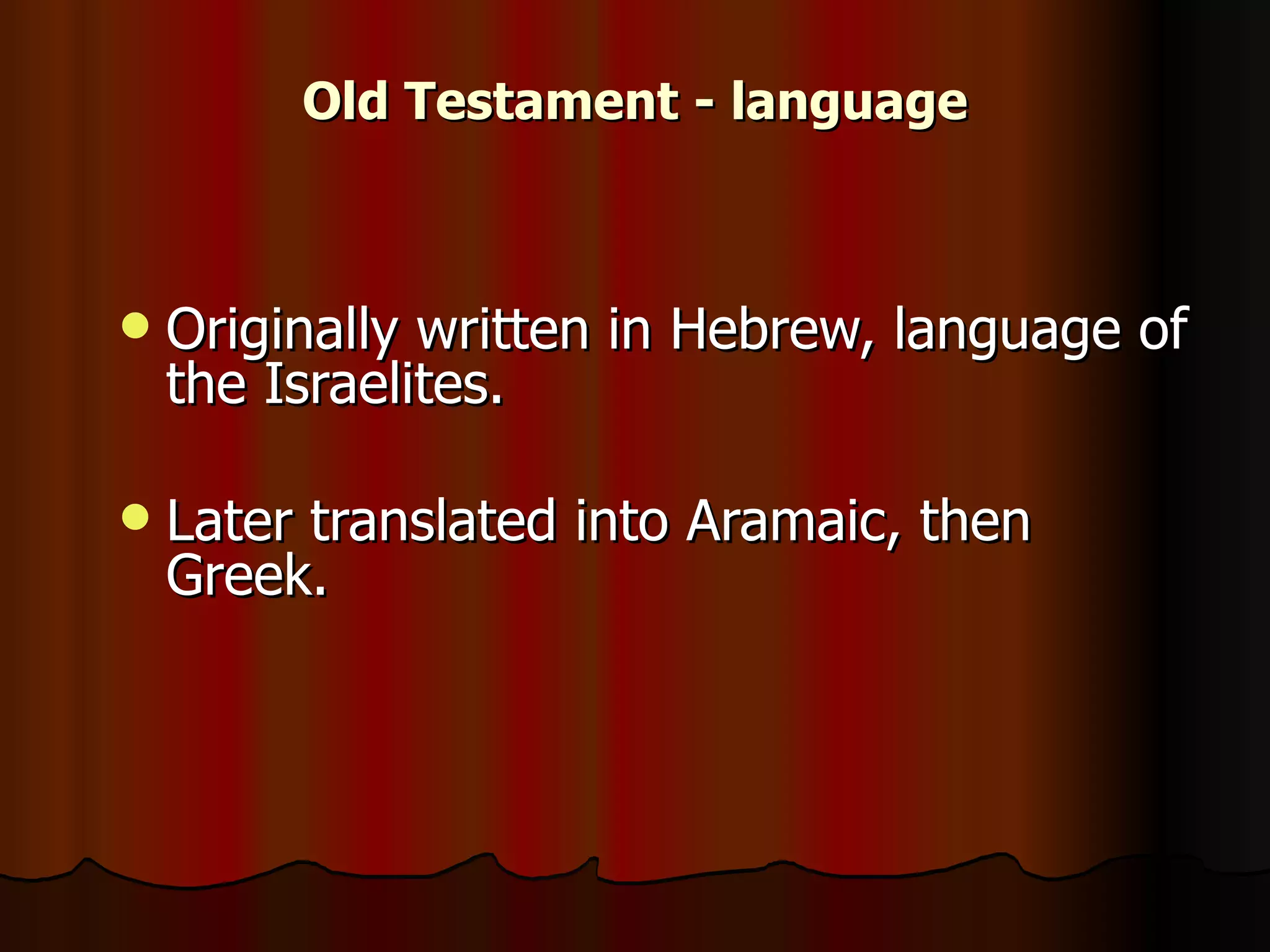 6 Intro To Bible | PPT