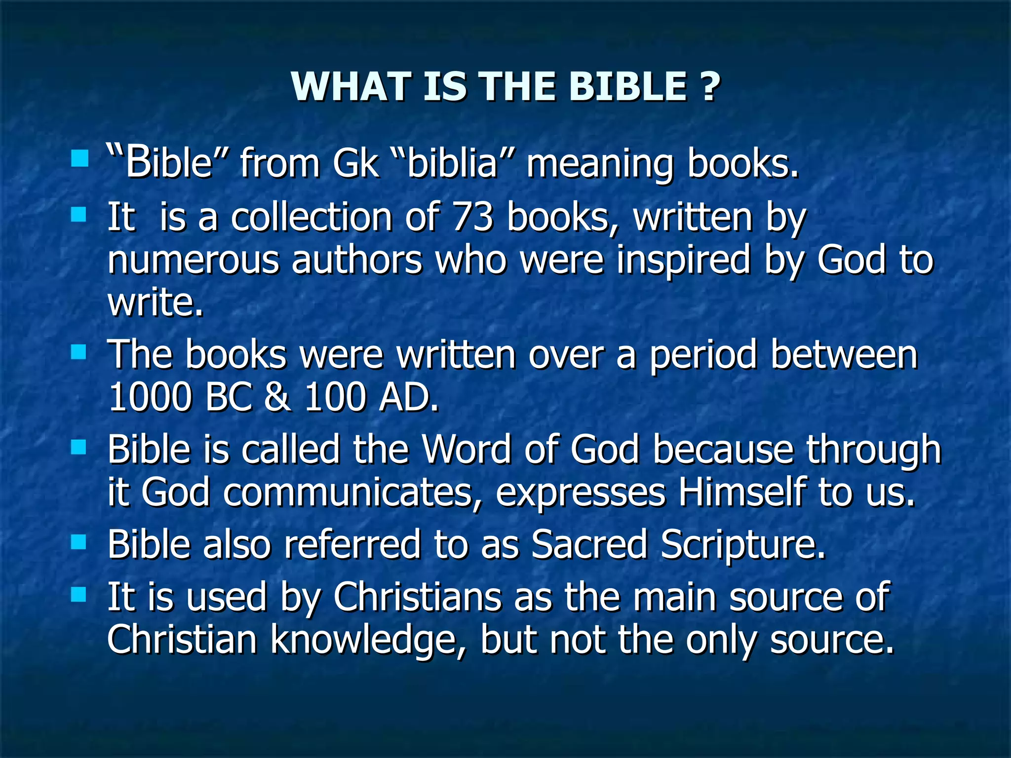 6 Intro To Bible | PPT