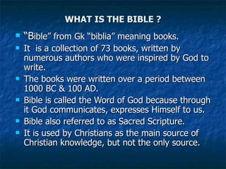6 Intro To Bible | PPT