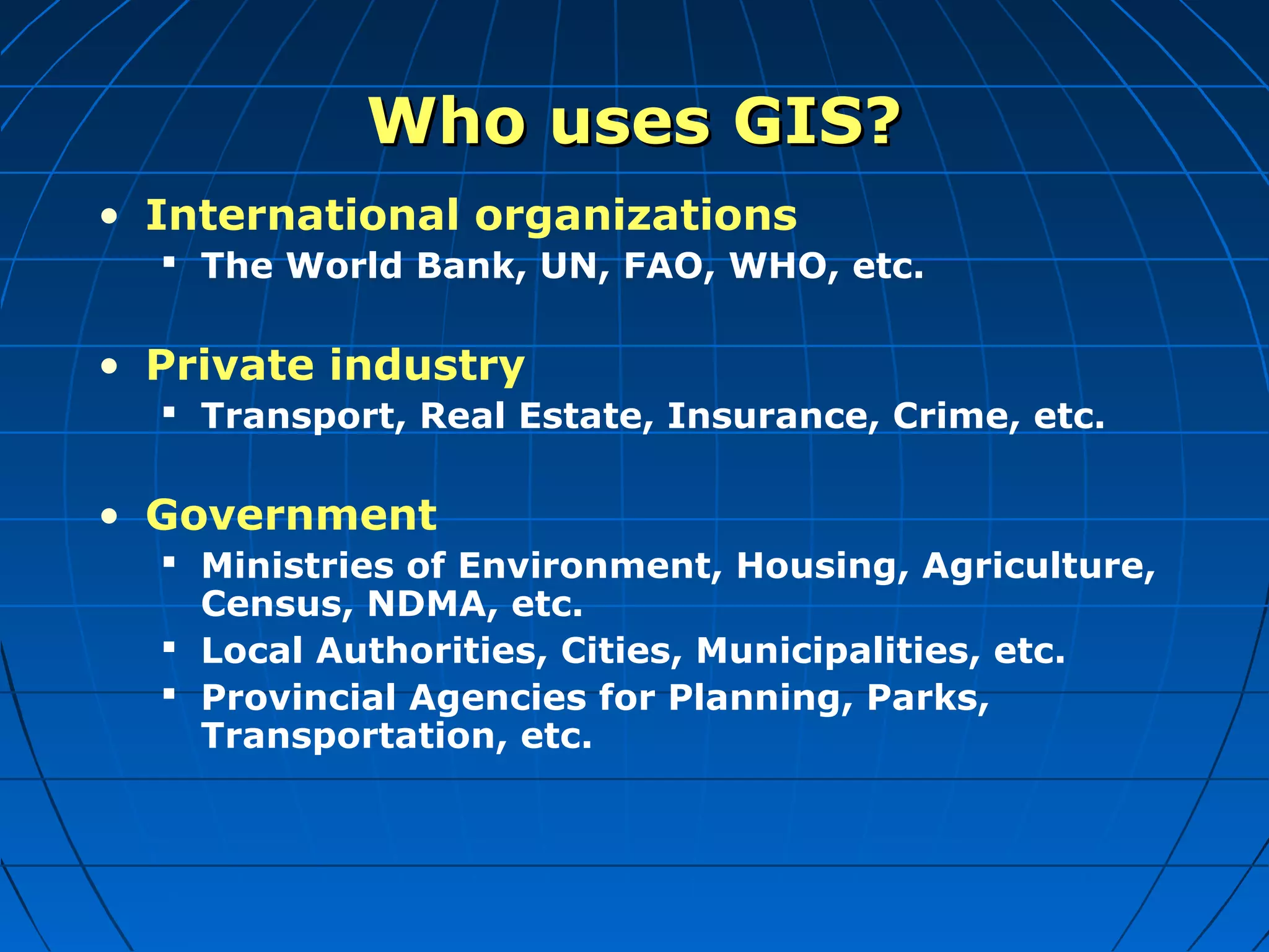 Introduction of GIS & Remote Sensing (RS) | PPT