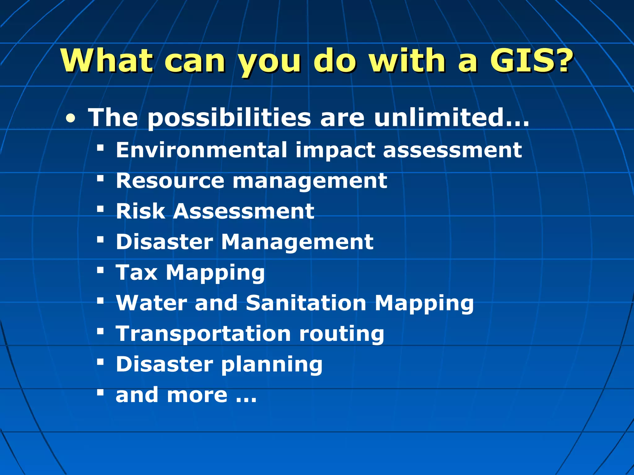 Introduction Of Gis And Remote Sensing Rs Ppt