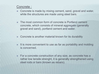6. intro to building materials | PPTX