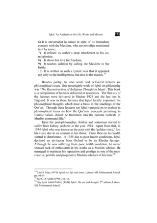 Iqbal: An Analysis on his Life, Works & Mission (Journal Paper) | PDF