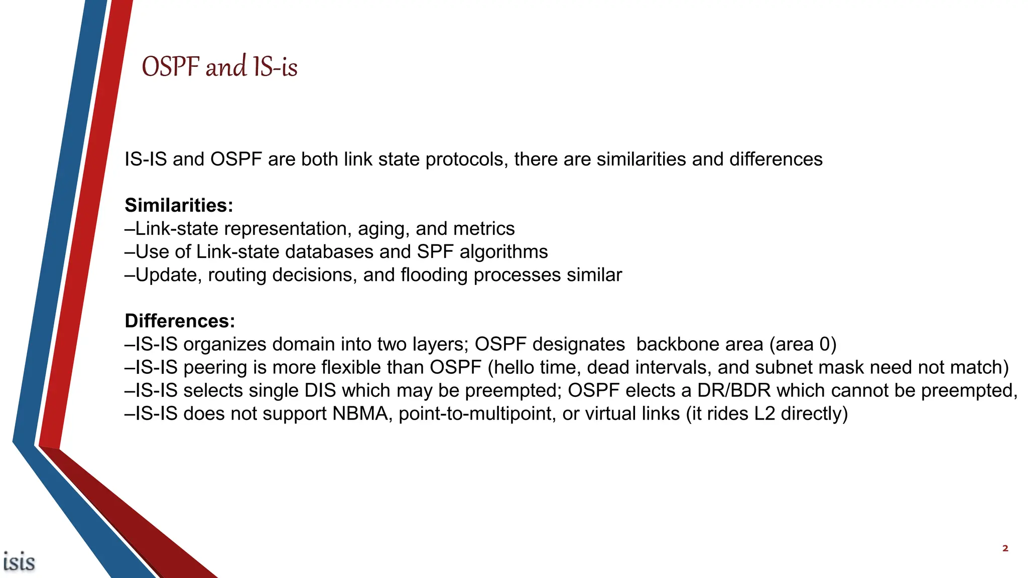 Isis Routing Protocol For Network Engineerspptx Computer Networking