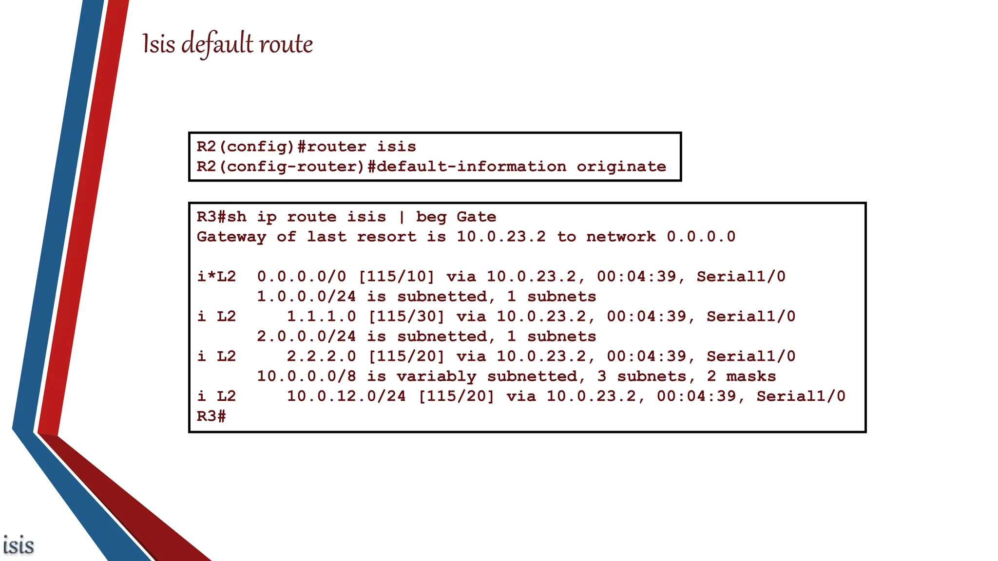 Isis Routing Protocol For Network Engineers Pptx