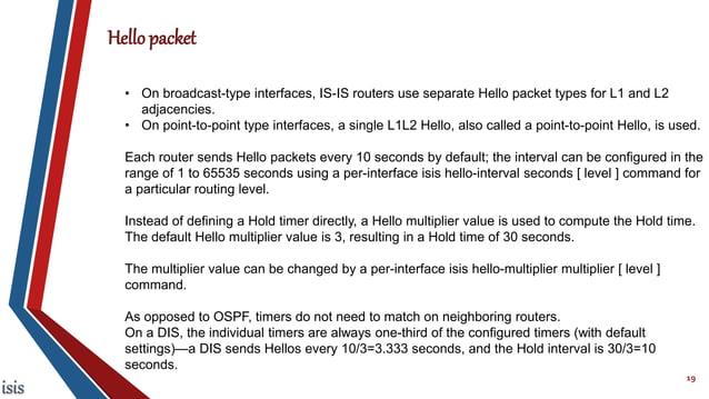 ISIS Routing Protocol for Network Engineers.pptx | Computer Networking | Computing