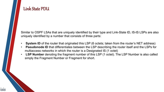 ISIS Routing Protocol for Network Engineers.pptx | Computer Networking | Computing