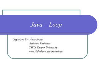 6 java - loop | PPT