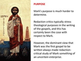 6 jesus, the suffering son of god markan gospel | PPTX