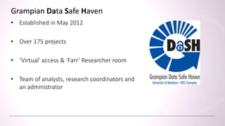 Grampian safe haven, research data network | PPT