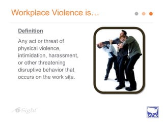 6 Keys to Preventing and Responding to Workplace Violence | PPTX