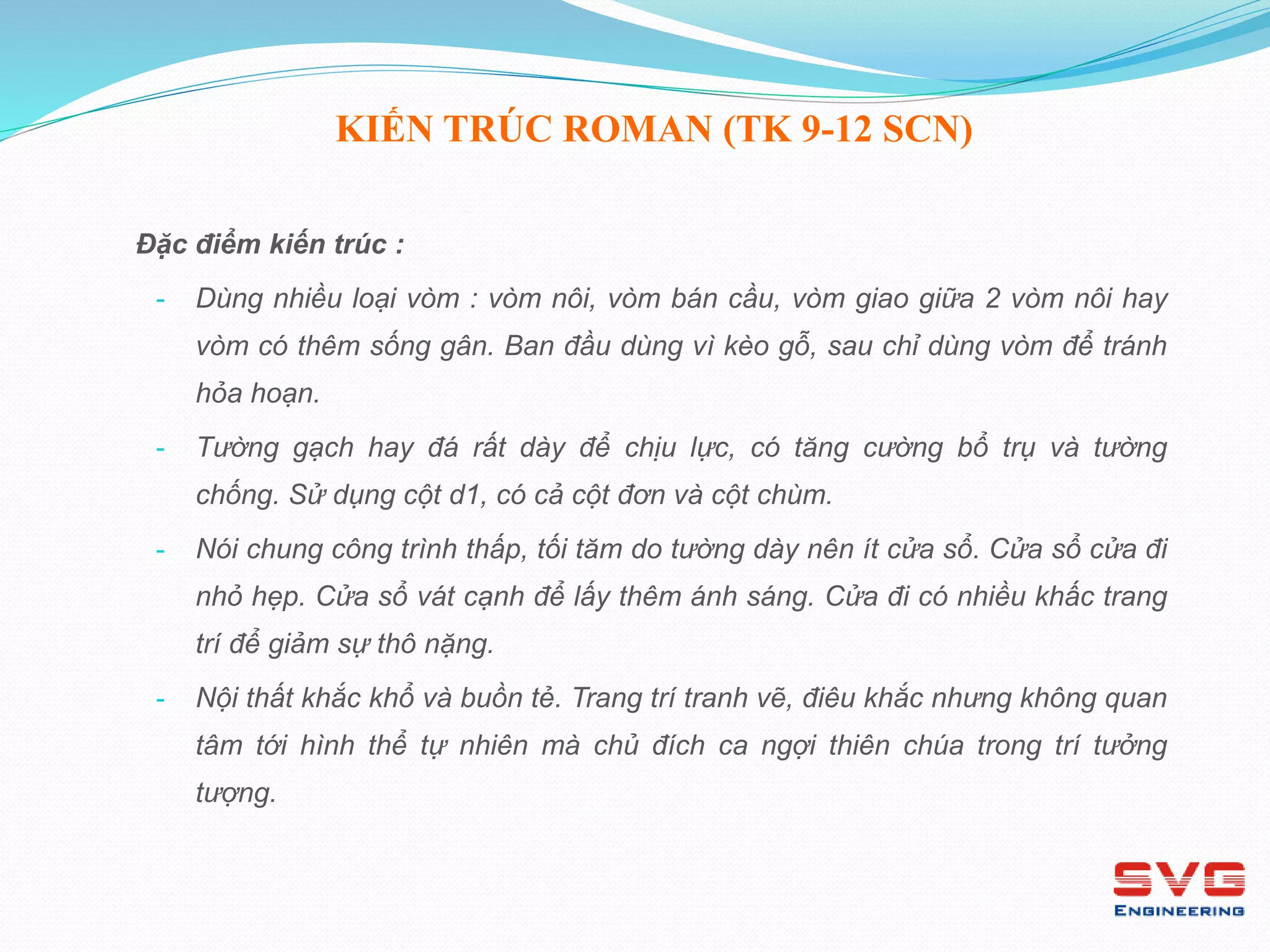 KIẾN TRÚC ROMAN | PPTX