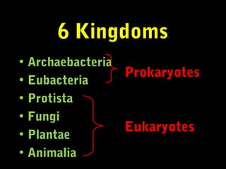 kingdoms of life | PPT