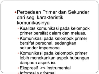 komunikasi kelompok | PPTX