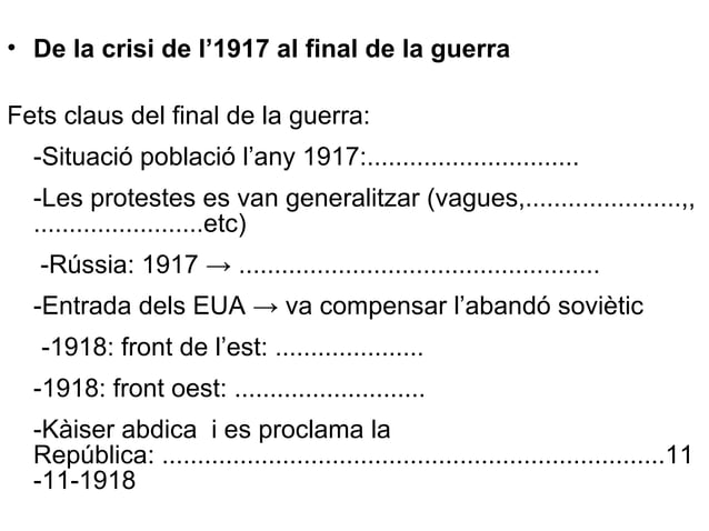 6 . la primera guerra mundial | PPT