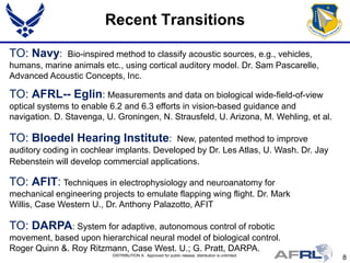 Larkin - Sensory Information Systems - Spring Review 2012 | PPT