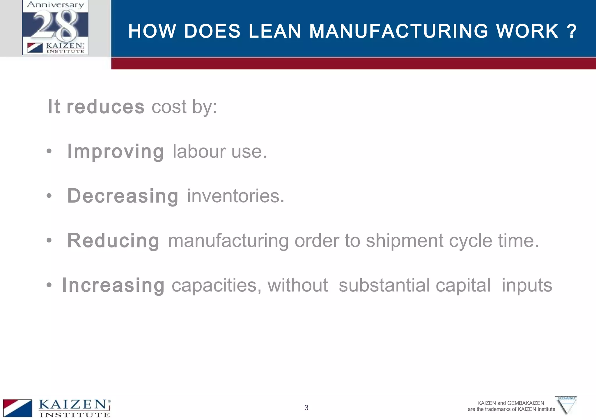 lean manufacturing | PPT