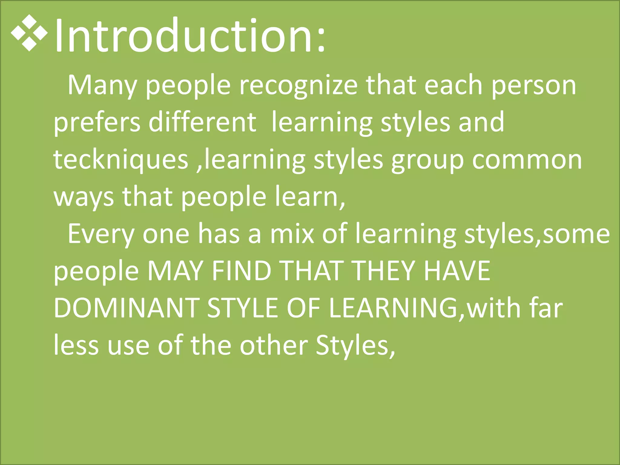 6-Learning Styles.pptx | Free Download