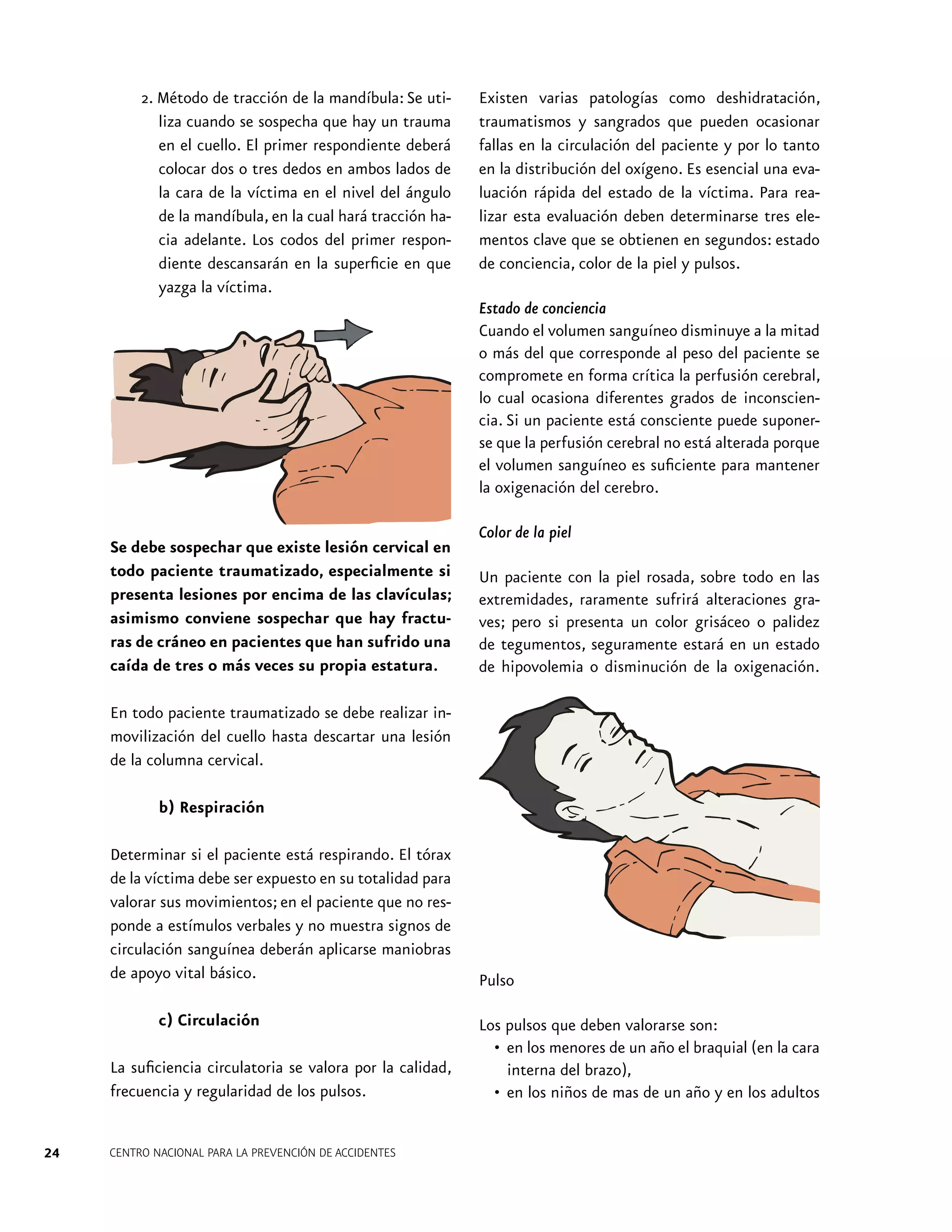 manual para la formacixn de primeros respondientes en primeros auxilios ...