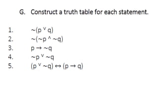 6-Math-Logic.pptx Math logic general mathematics | PPT