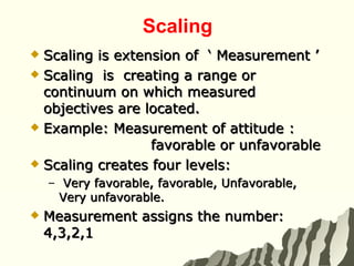 6 measurement & scaling | PPT