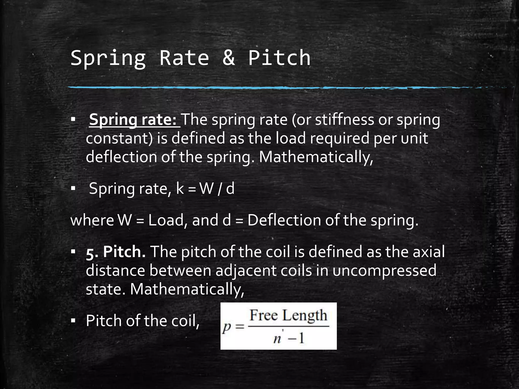 6 Mechanial springs Introduction | PPT