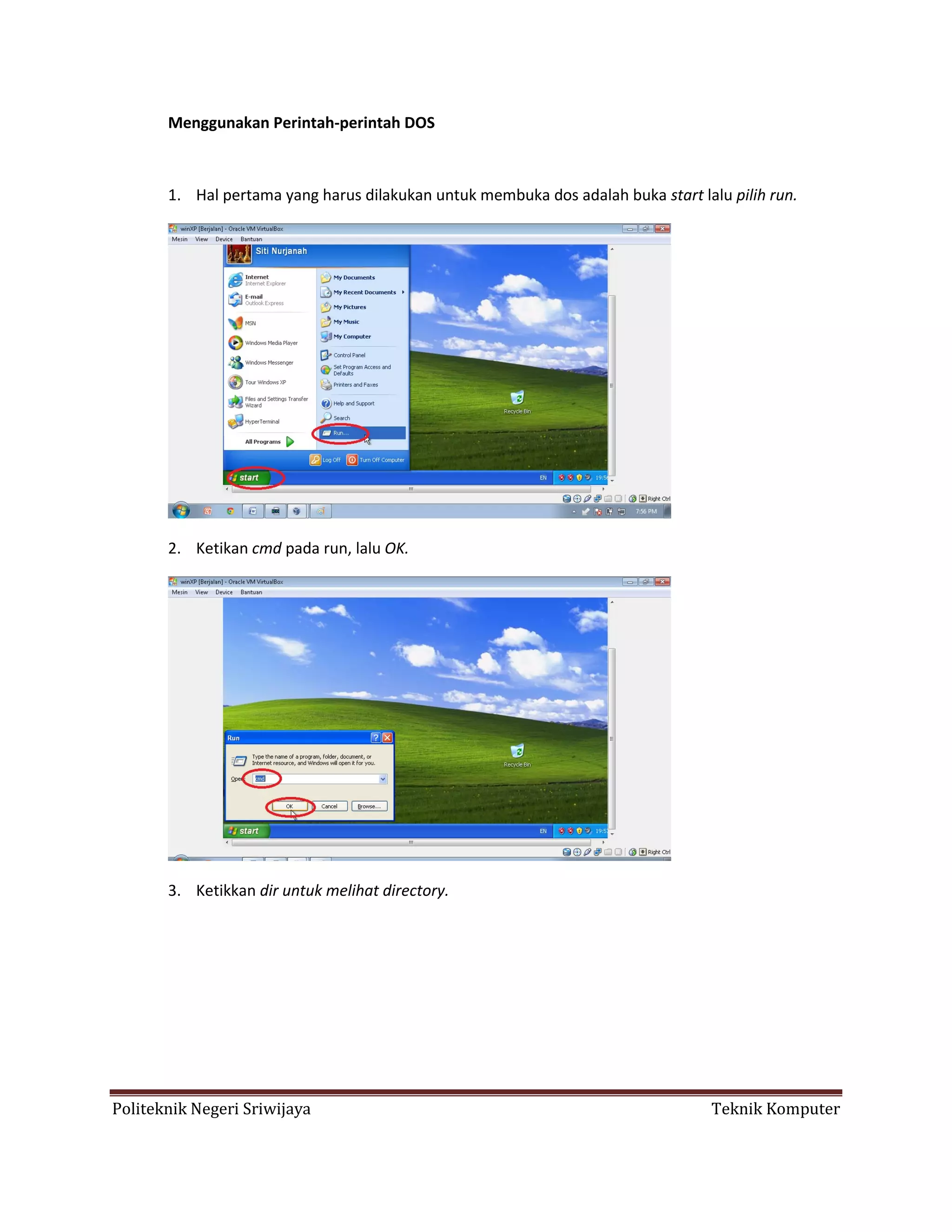 6. menggunakan perintah dos | PDF