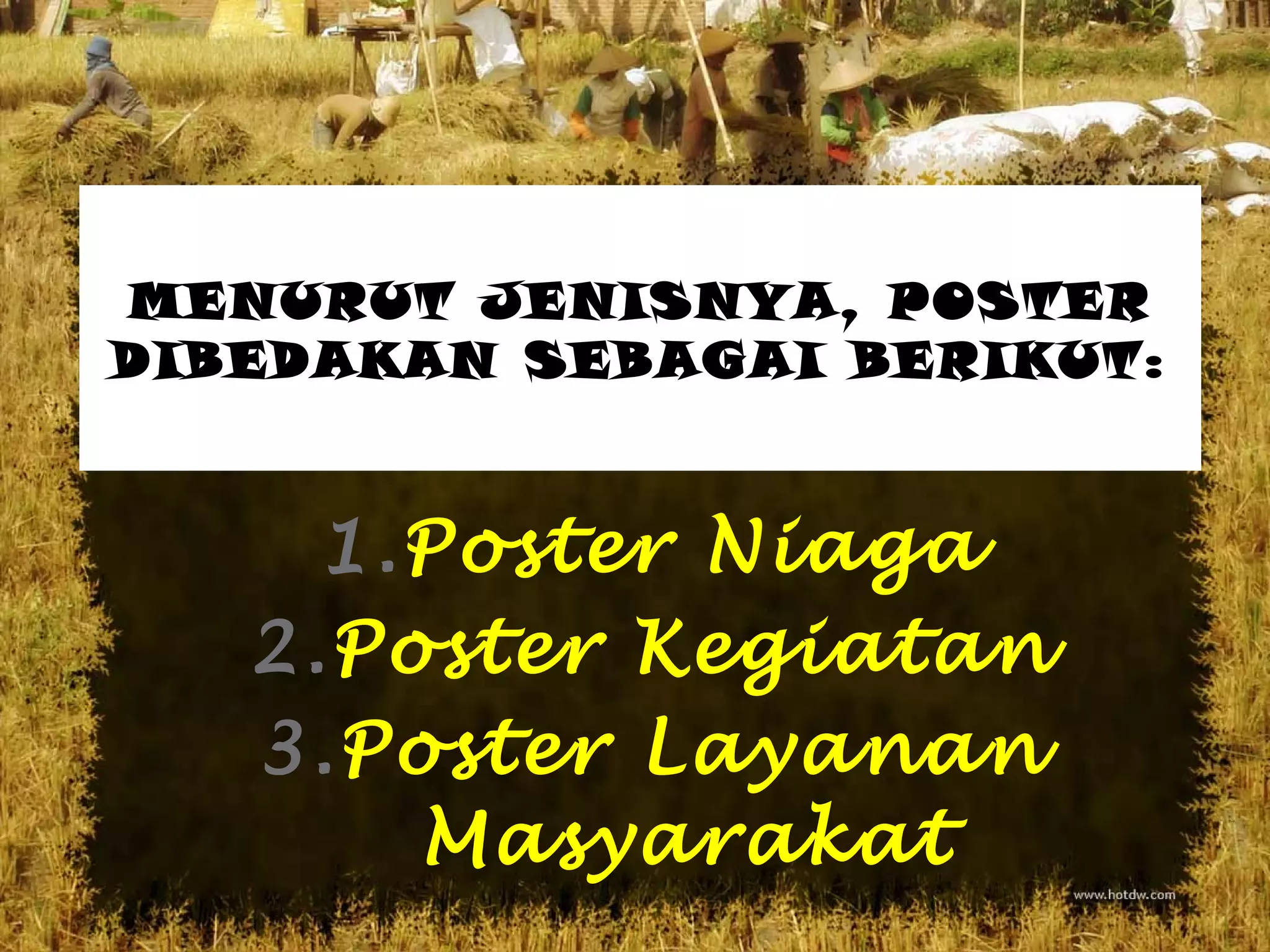 6. menulis slogan atau poster | PPT