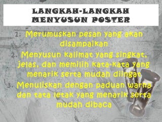 6. menulis slogan atau poster | PPT