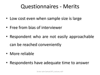 6.method of data collection | PDF