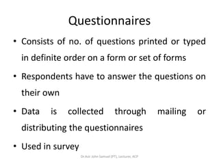 6.method of data collection | PDF