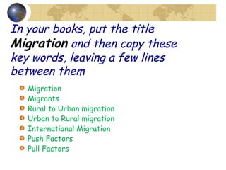 6 migration | PPT