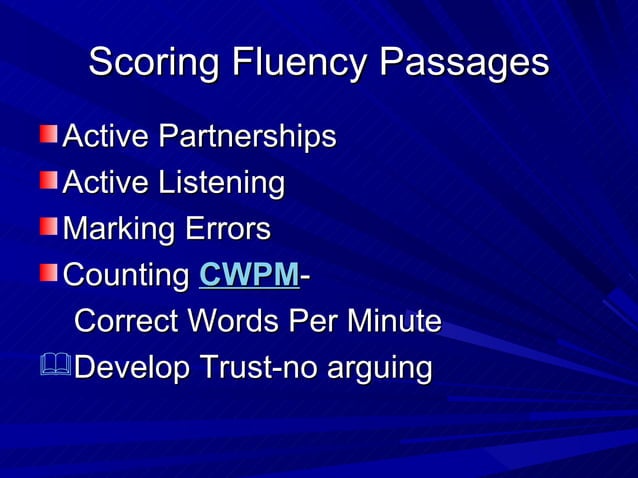 6 Minute Solutions - Building Fluency | PPT | Educational Assessment ...