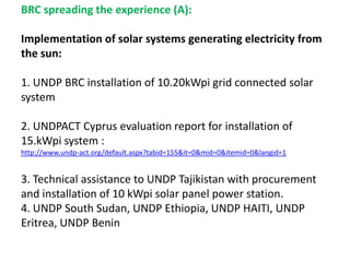 6 miroslav hrenovcik undp brc greening activity | PPTX
