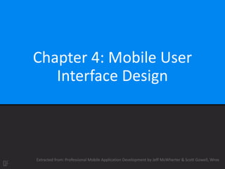 6 mobile user interface design bb | PPTX