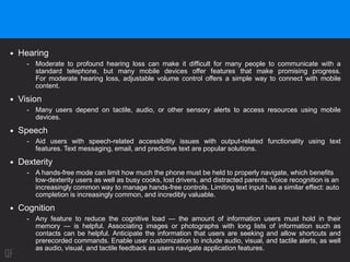 6 mobile user interface design bb | PPTX