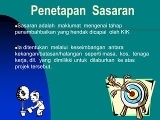 6. Modul 6: Penetapan Sasaran KIK | PPT