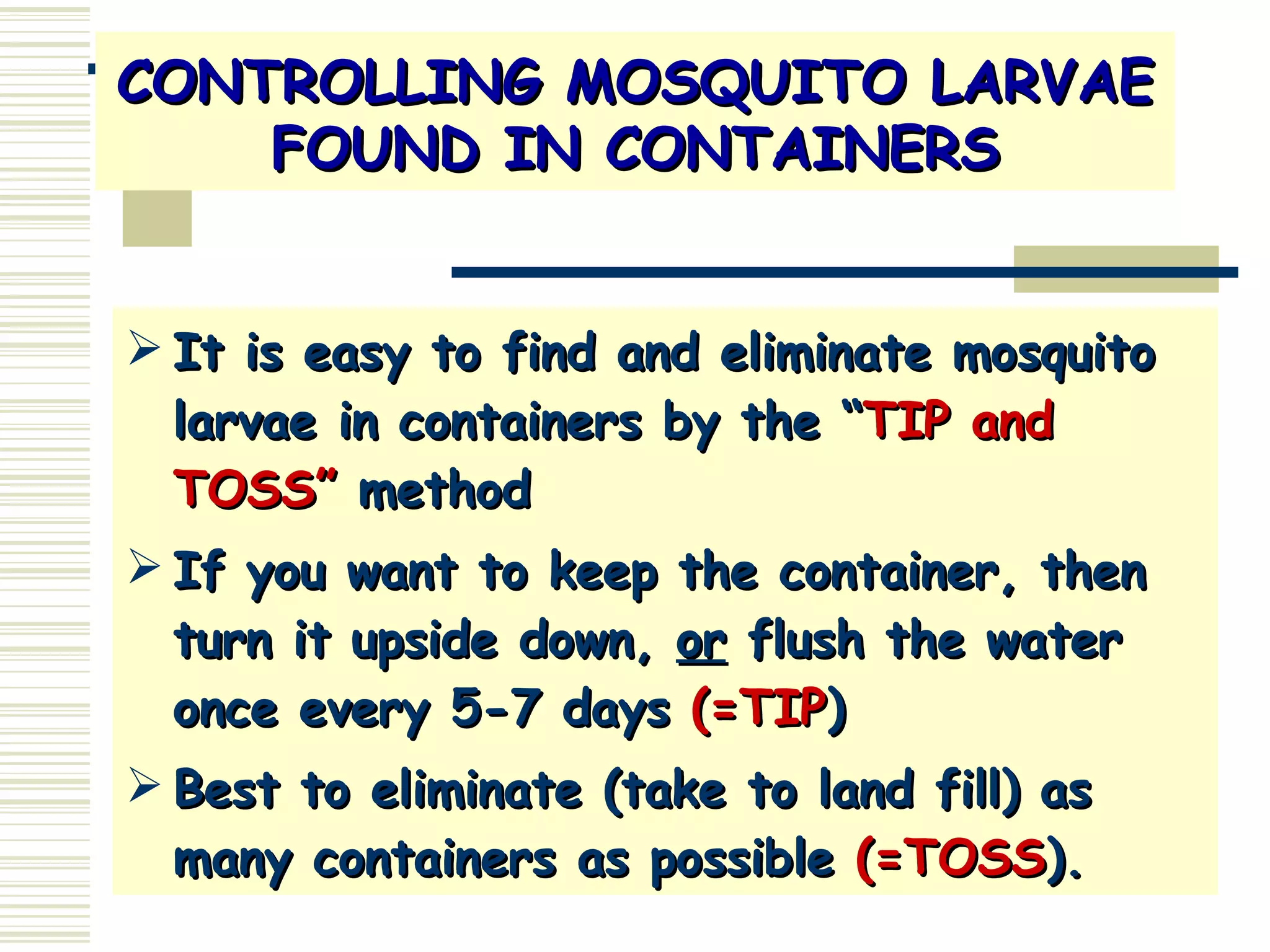 6 Mosquitoes, Their Life Cycle And Larval Habitats | PPT