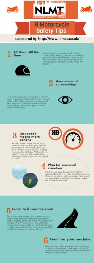 6 Motorcycle Safety Tips | PDF