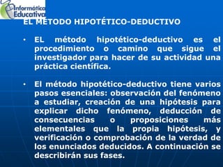 6. método hipotético | PPTX