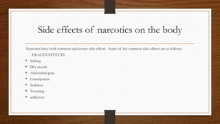narcotics | PPTX
