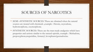 narcotics | PPTX