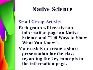 6- Native Science | PPT