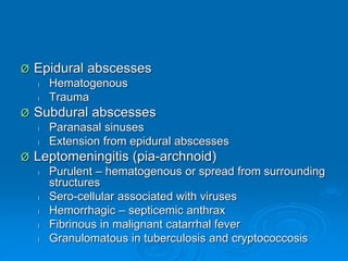 Pathology of nervous system | PPT