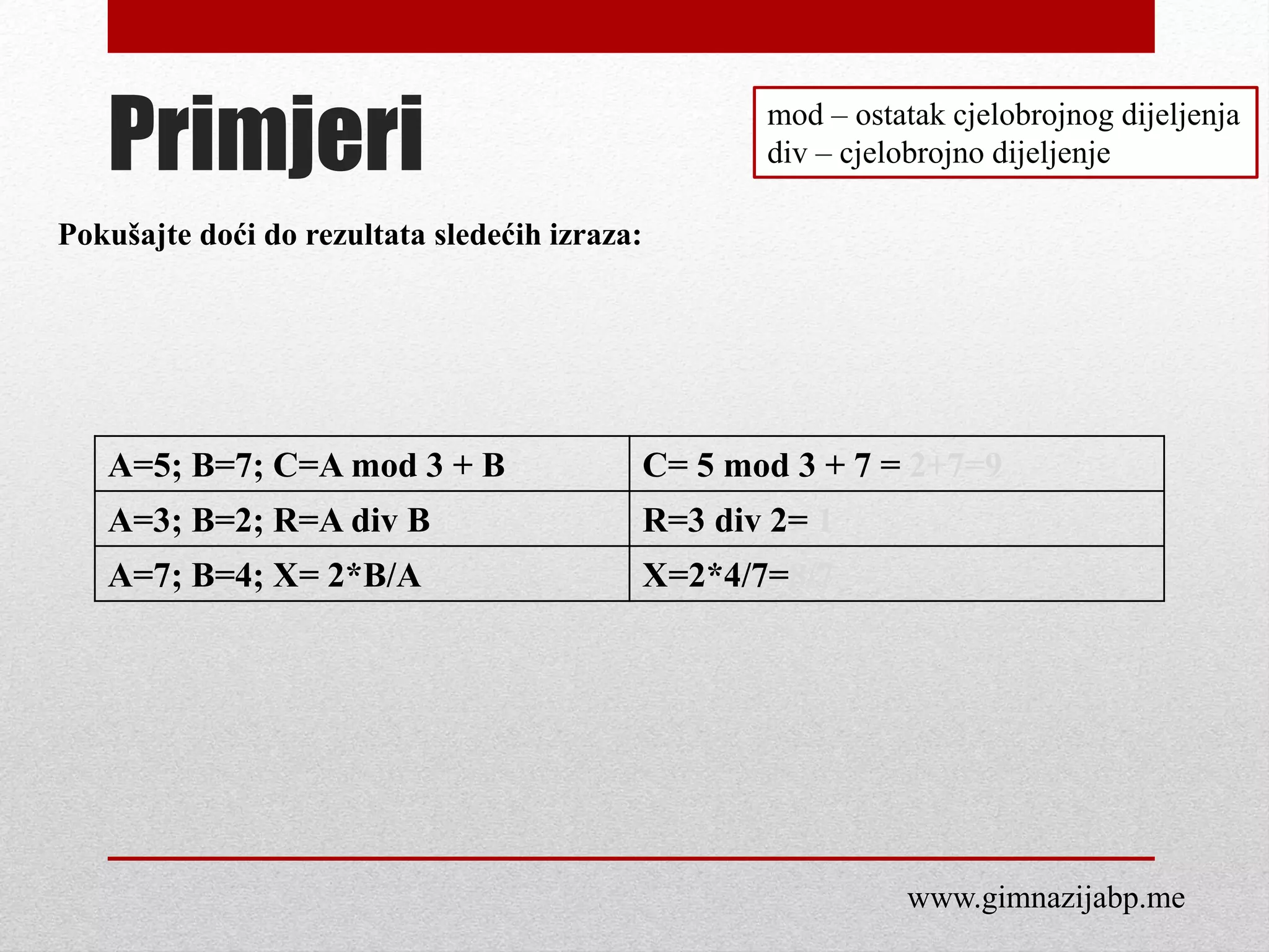 Operatori u programiranju | PDF
