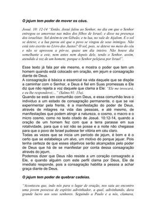 6 o poder do jejum | PDF