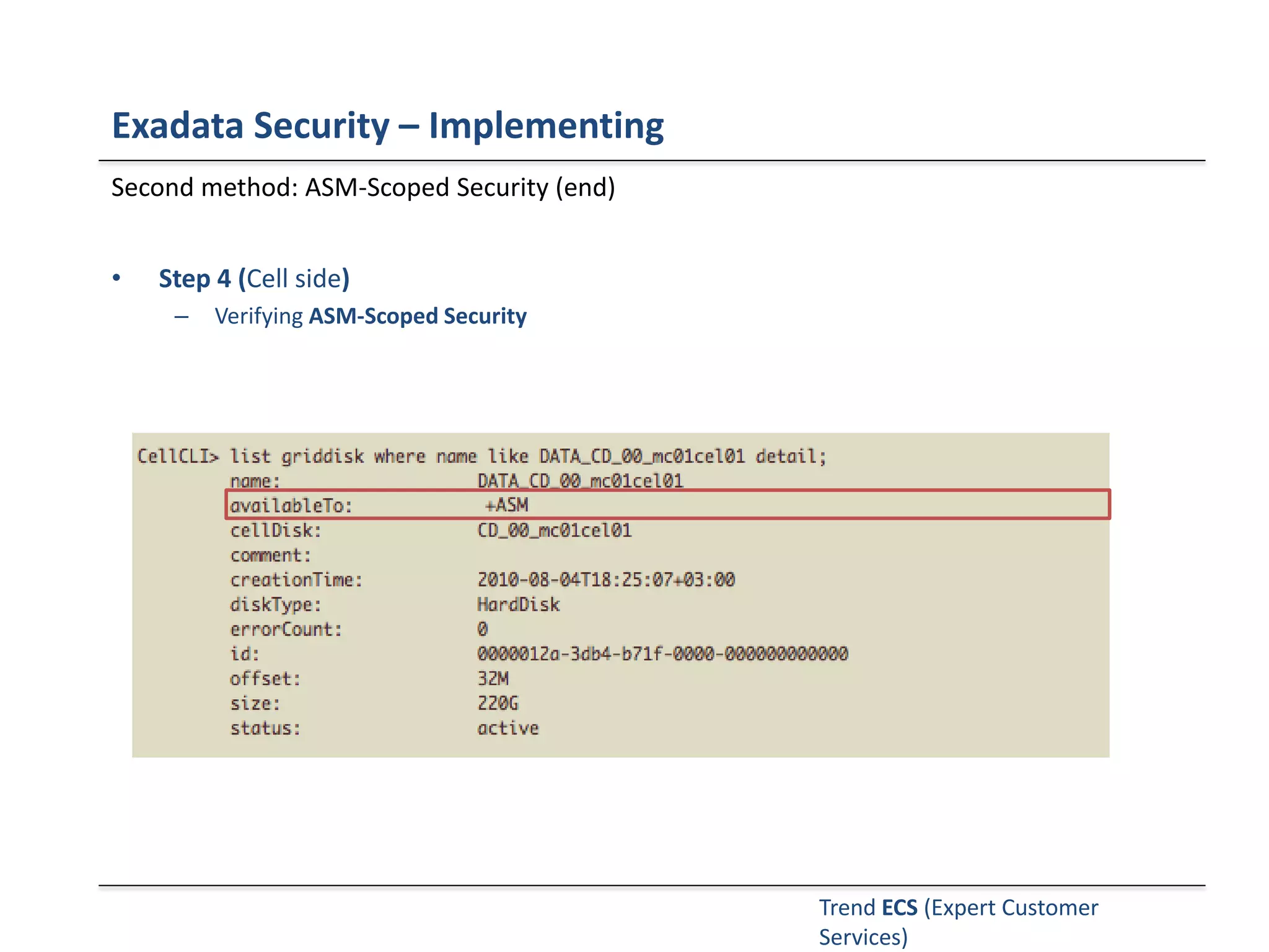 6. oracle exadata security trend ecs (final) | PDF