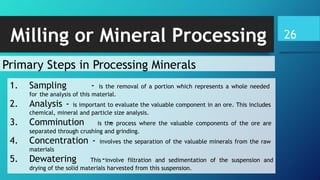 ORE MINERALS in science 11 senior high ppt | PPTX