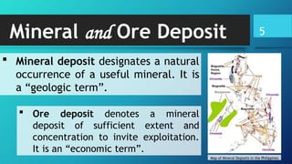 ORE MINERALS in science 11 senior high ppt | PPTX