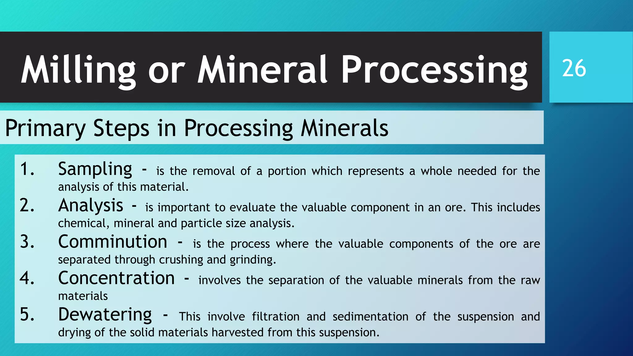 Ore Minerals (How it is found, mined, and processed for human use) | PDF